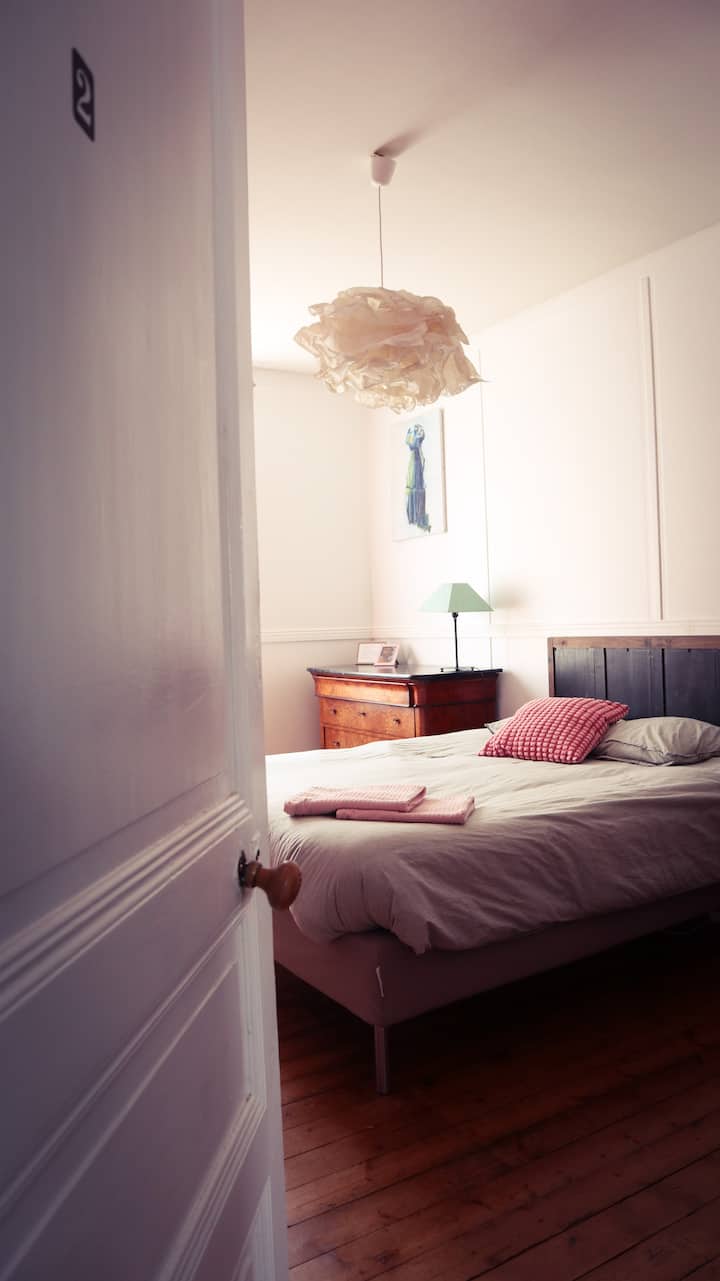 Une Chambre Vintage  N° 2  Privée   à  Crozon - Crozon