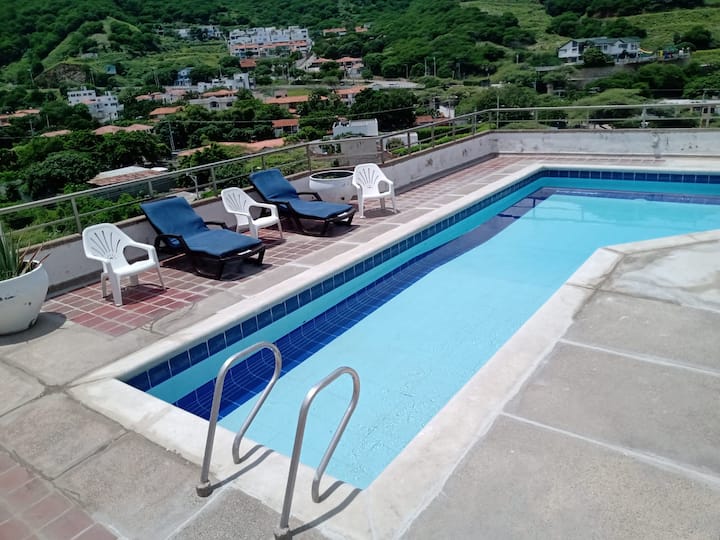 El Rodadero, 4 Habitaciones Con Piscina Y Terraza - Santa Marta
