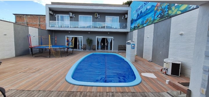 Casa Grande Nova Piscina Aquecida Ar Condicionado - Guaratuba