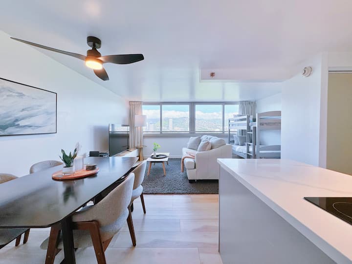 Modern & Stylish 1br Family Suite-central Waikiki! - 檀香山