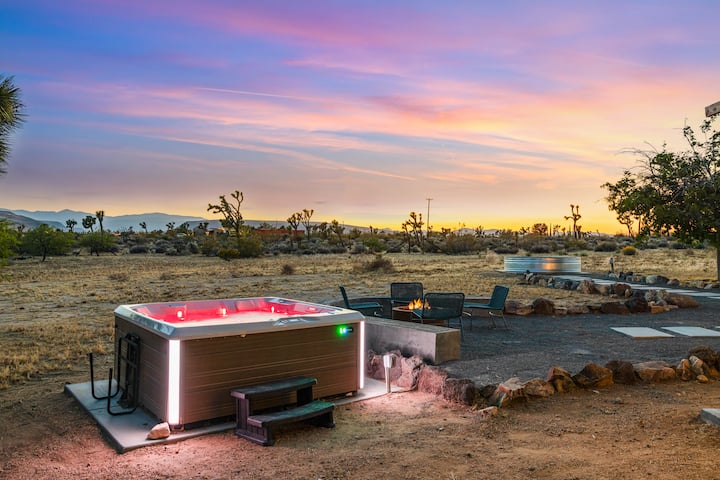 Stargazing - Cowboy Pool - Spa - Soaking Tub - Yucca Valley, CA