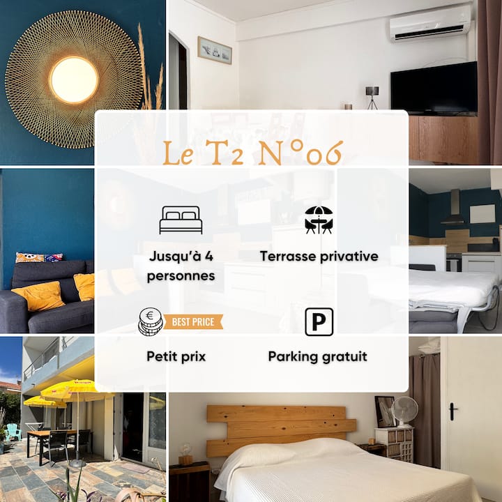 N°06 Beau Soleil *Terrasse*plage - Plage Port-La-Nouvelle