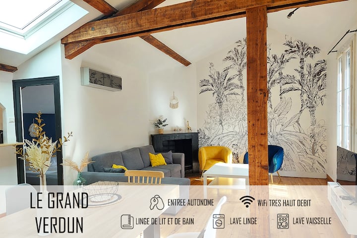 Le Grand Verdun ~ Charme Et Lumière ~ 3 Ch. 8pers - Pau, Francia