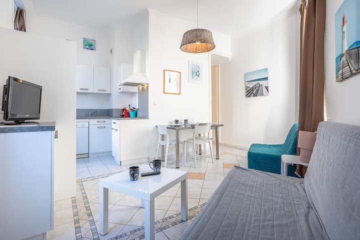Résidence La Plage, Appartement Avec Parking &Wifi - Les Sables-d'Olonne