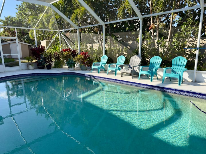 ~Steps2beach ~5 Br 5 Ba ~Heated Pool ~2king ~Bunk - Melbourne, FL