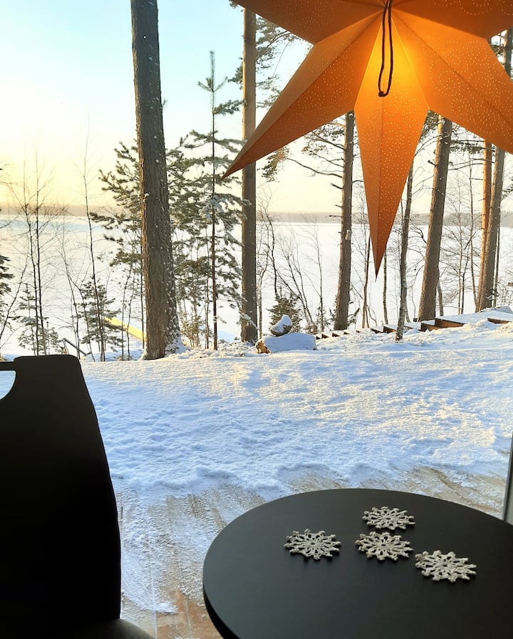 Tunnelmallinen Rantasauna Takkahuoneella - Kanta-Häme