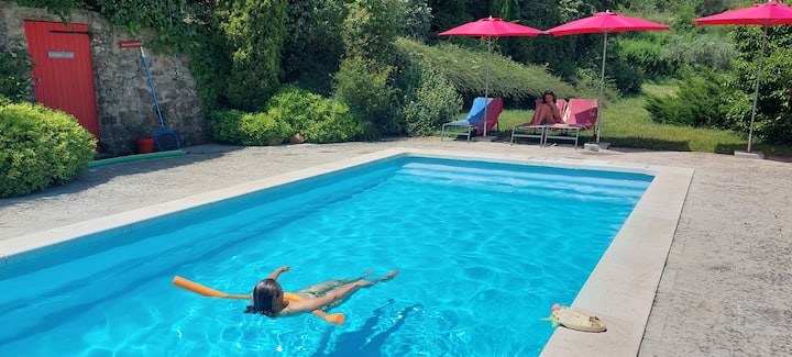 Gite De Charme Mas Cévenol Piscine Jardin - 4 Pers - Alès
