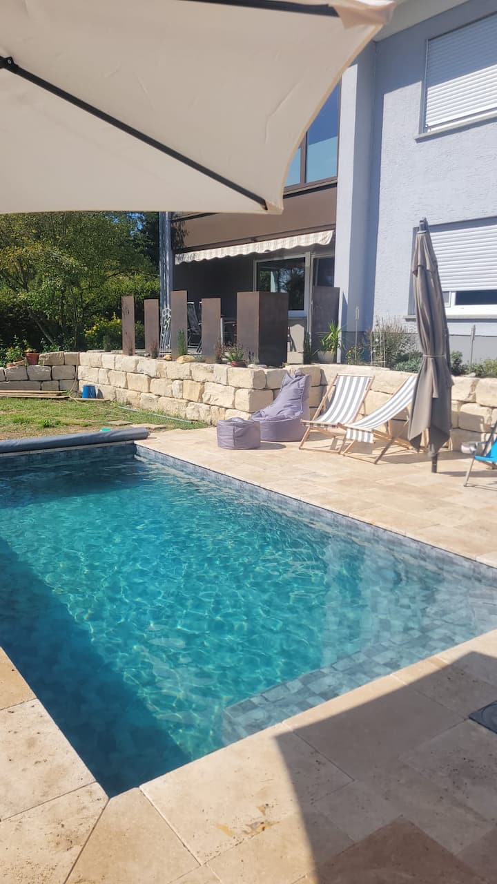 Fewo Glüxnest Mit Pool Und Optional Mit Sauna - Langenau