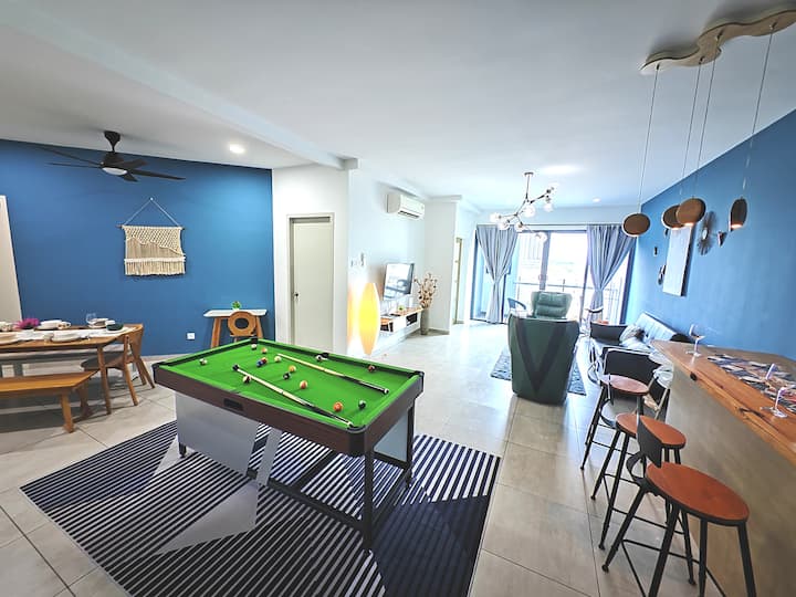 Galaxy 3br 12~16pax Sea View|wifi|5min To Jonker - Malacca