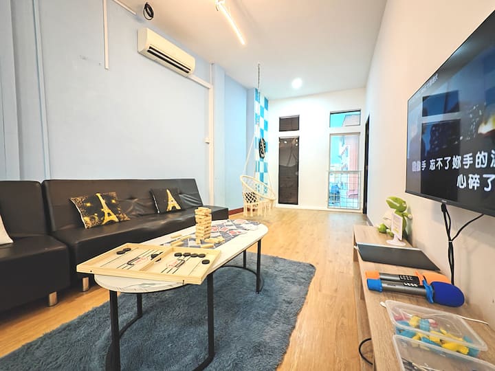 Ktv, Dart&snooker 4br 16~20pax 4min Walk To Jonker - Malacca