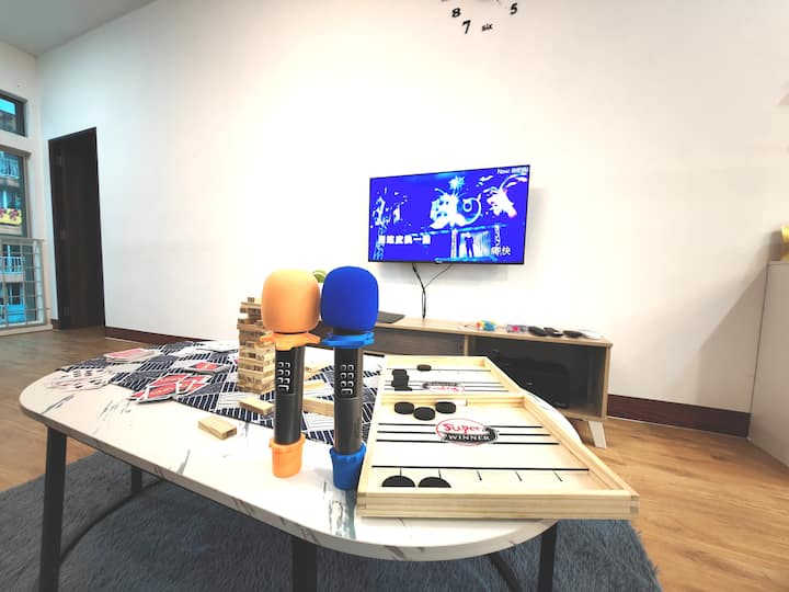 Ktv, Dart&snooker 4br 16~20pax 4min Walk To Jonker - Malacca