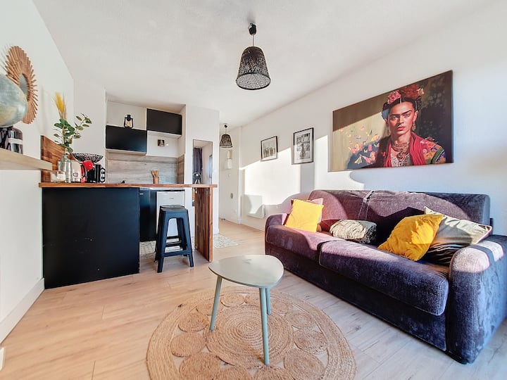 Studio Cosy "Esprit Libre" Parking Gratuit + Vélos - Agde