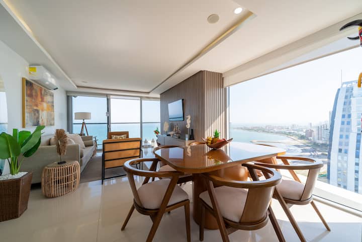 Beach Front Luxury Style Apartment 25 Fl 6/8people - Cartagena