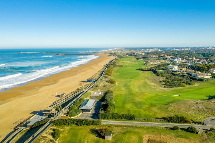 Golf De Chiberta, Plage à Pied, Piscine, Parking - Anglet