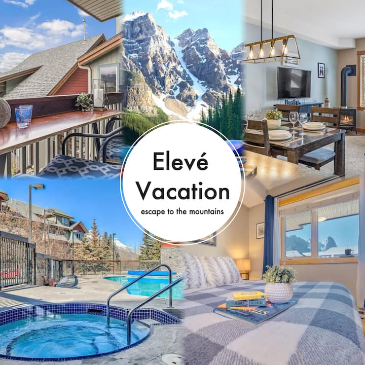 Iconic View- Hot Tub, Pool, Parking, Gym, Bbq - Canmore