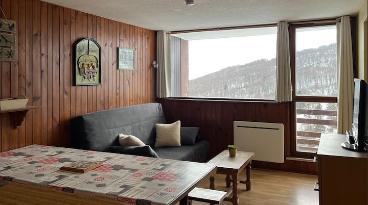 Apt 4-6 Pers - Pied Des Pistes - Vue Imprenable - Besse en Chandesse