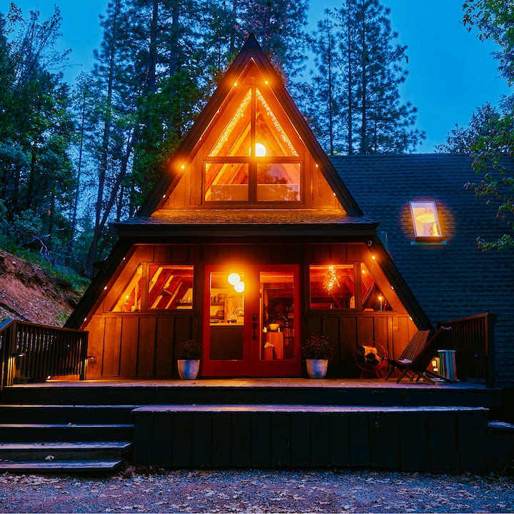 Modern Double A-frame Cabin On 7 Acres - Twain Harte, CA
