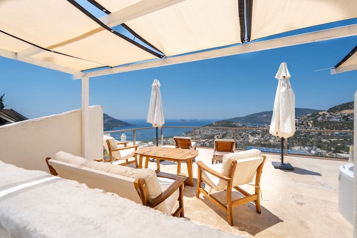 Luxury Seaview 2 Bedroom Villa In Kalkan - Muğla Ili