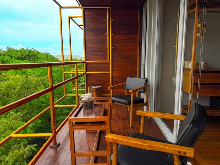 Lr 408| 2br W/ Balcony On Iconic Calle 38 - プラヤ・デル・カルメン