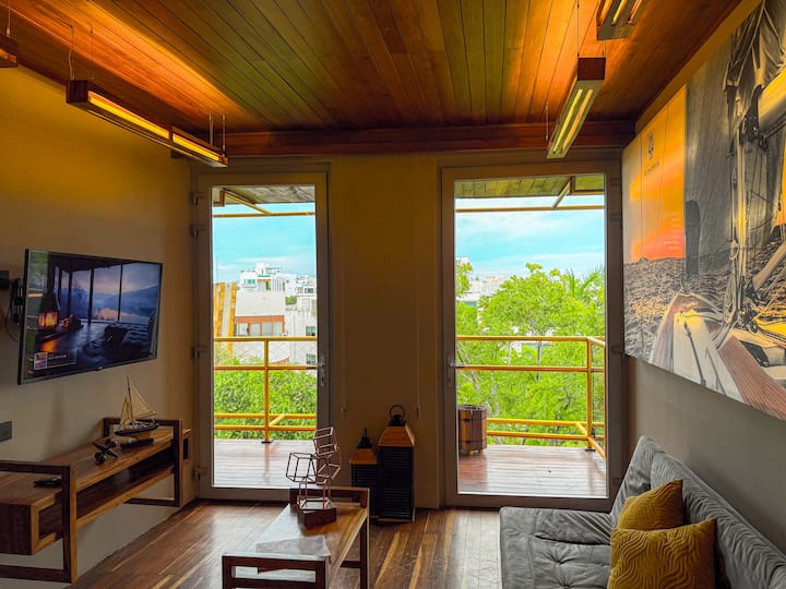 Lr 408| 2br W/ Balcony On Iconic Calle 38 - Playa del Carmen