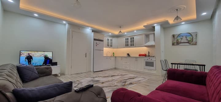 Deniz Manzaralı Geniş Dublek Daire 3+1 Wifi Mevct - Davutlar