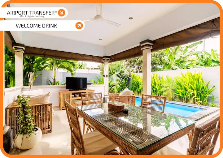 Lovely 2 Bdrs Villa / Private Pool Taman Sari - Kuta