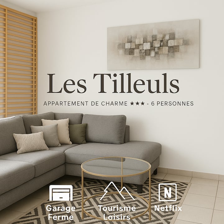 Les Tilleuls*apt Charme *3etoiles*6 Pers*morestel - Morestel