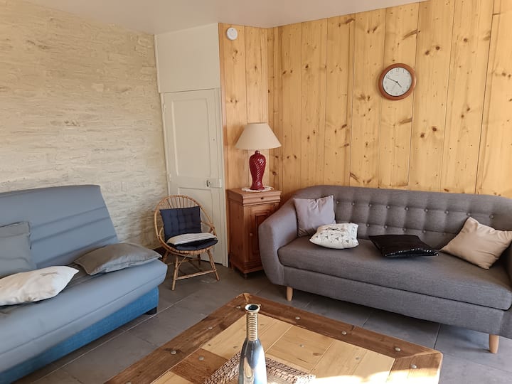 Maison Chaleureuse Avec Cheminée - Arromanches-les-Bains