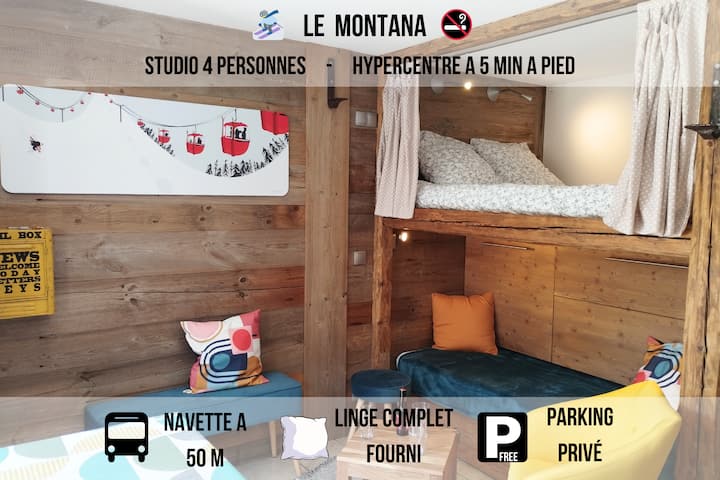 Studio Rue Du Centre - Cosy & Montagnard - Navette - Avoriaz