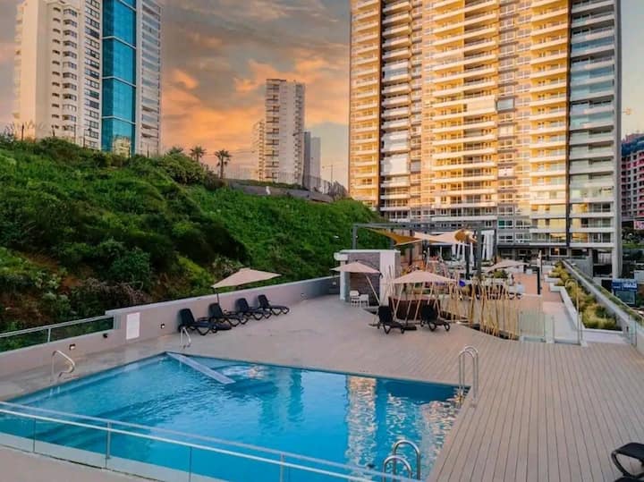 Cómodo Departamento En Concón, Costa De Montemar - Concón