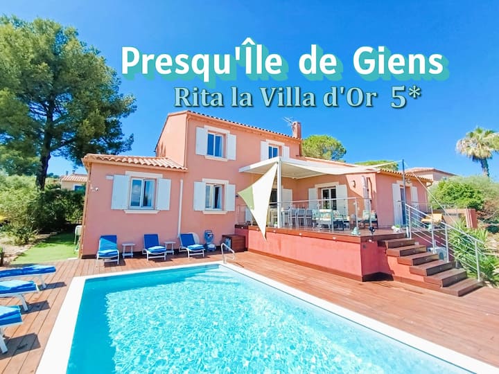 Villa 5* Piscine, Presqu'île De Giens La Madrague - Île de Porquerolles