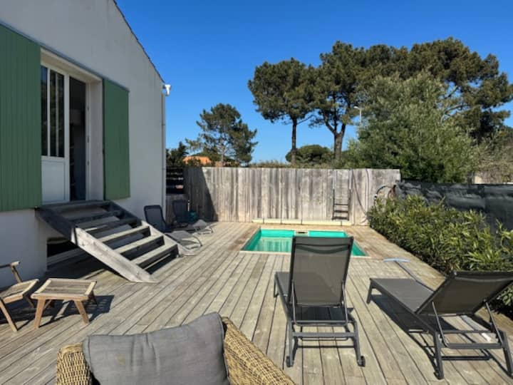 Maison Piscine Privée Chauffée Proche Océan 10p - Île d'Oléron