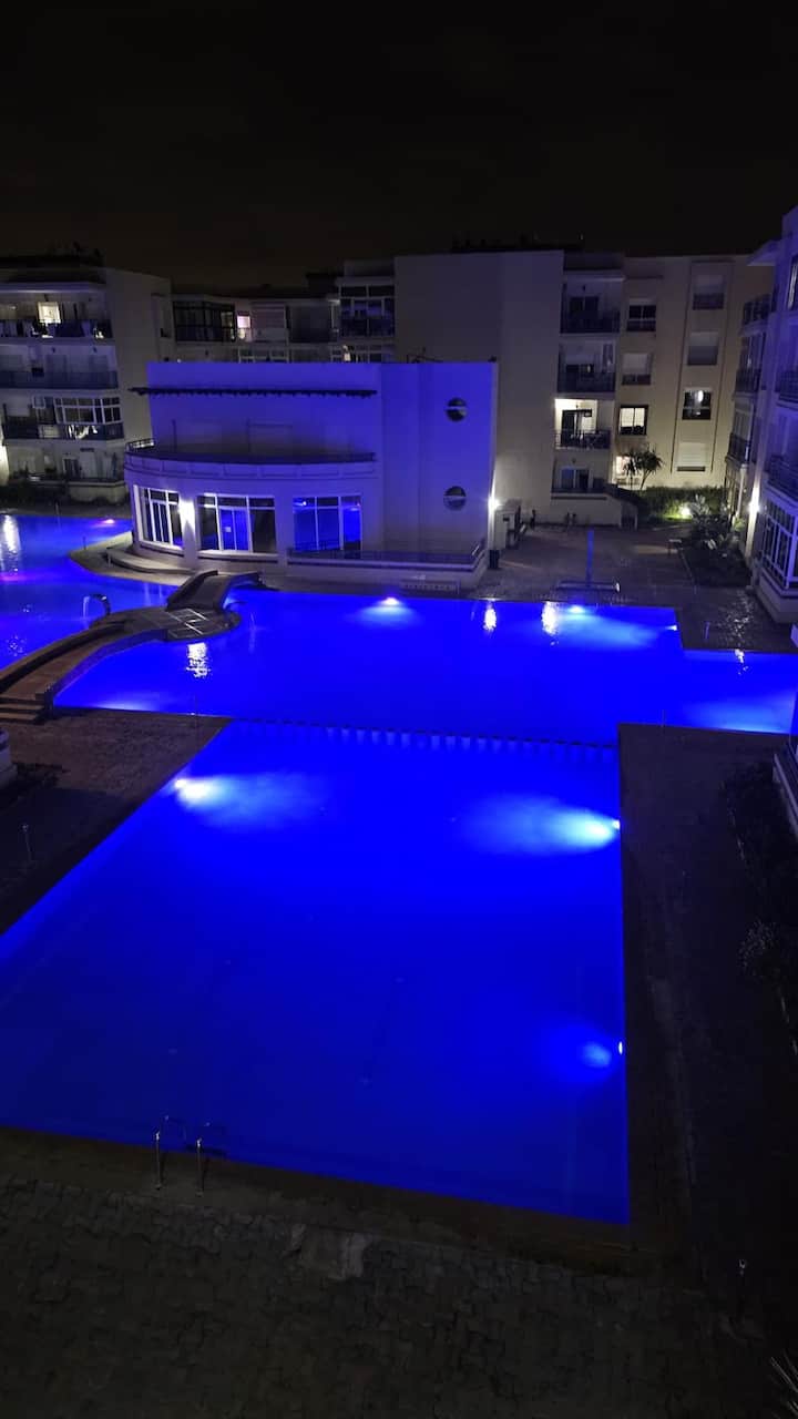 Appt Vue Mer & Piscine – Les Sablettes, La Siesta - Mohammédia