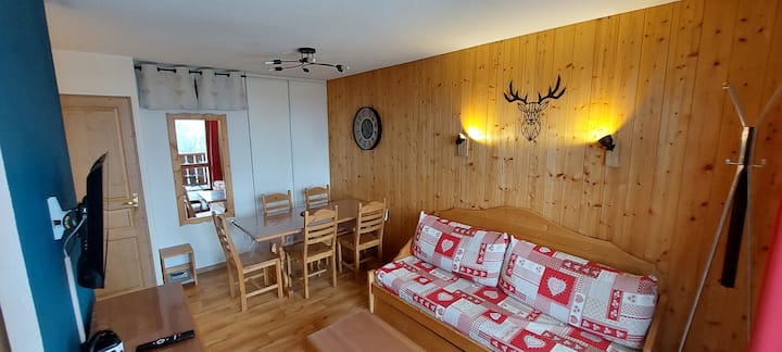 Appartement 7 Pers Au Pied Des Pistes Avec Piscine - Valmeinier