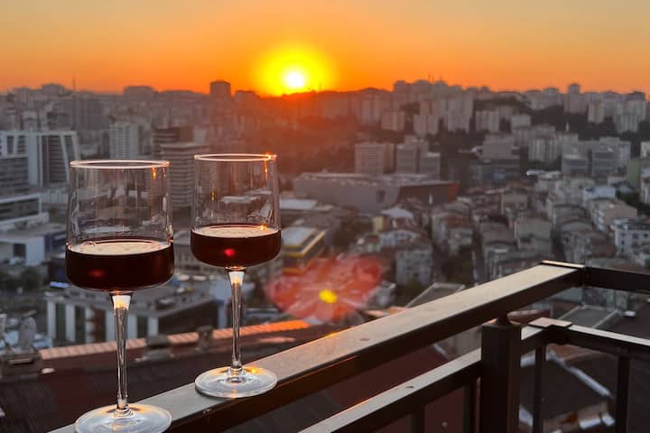 1 Br | Great City View - Sarıyer