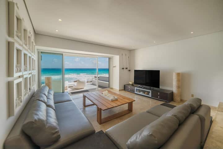 Beachfront Villa, Ideal Para Grupos Grandes -