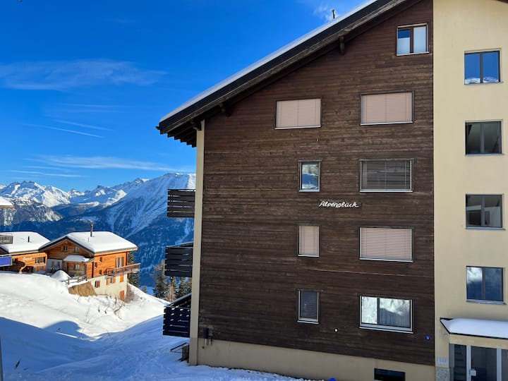 Gemütlich, Moderne 2-zimmer-wohnung Mit Alpenblick - Bettmeralp