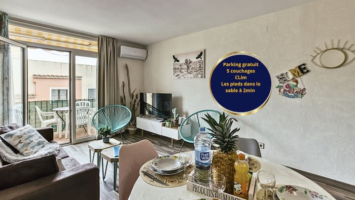 La Petite Venise Avec Vue Mer 2 Terrasses*clim - Ampuriabrava