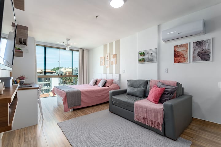 Loft à Beira Da Praia E Piscina Na Cobertura . - Arraial do Cabo