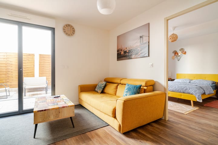 Appartement Chic & Contemporain Terrasse Privée - Meulan-en-Yvelines