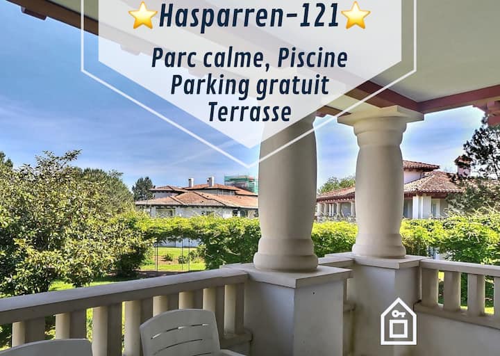Hasparren-121 T2 Terrasse Et Piscine - Hondarribia