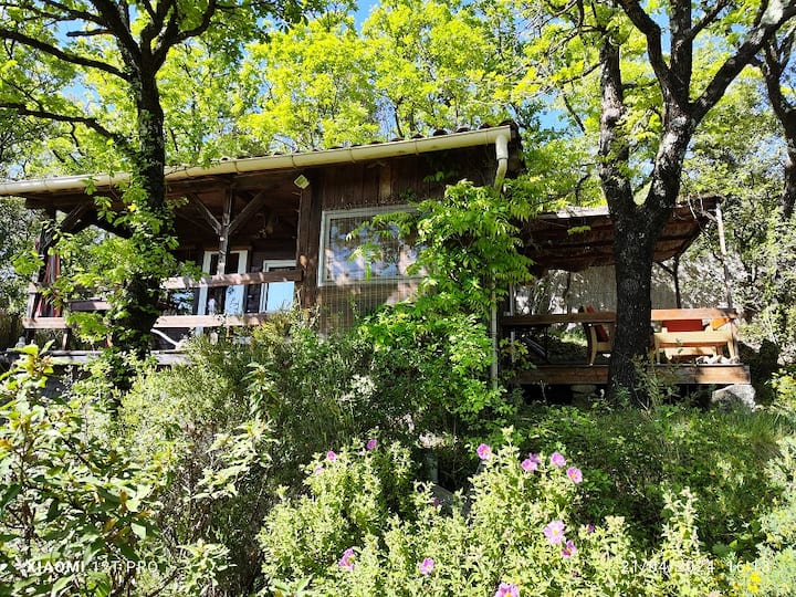 Cabane En Cévennes, Confort,terrasses,vue,piscine - Parc national des Cévennes