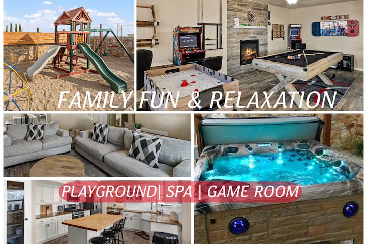 Charmingfarmhouse>6beds>jacuzzi>acrade>playground - El Paso, TX