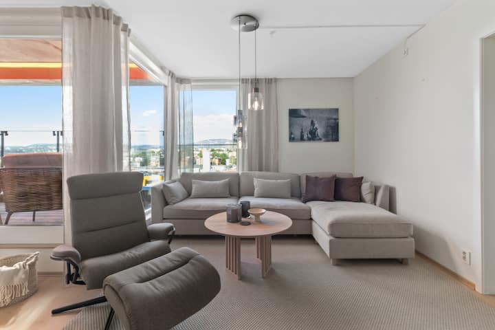 Luxury 3br Penthouse By Waterfront W/ Sunset Views - Oslo