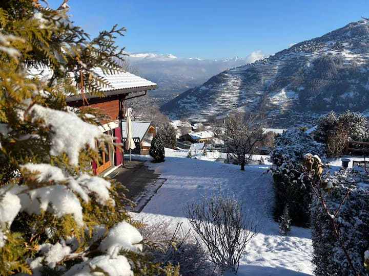 Cozy 4-bedroom Chalet With Stunning Views - Nendaz - La Tzoumaz