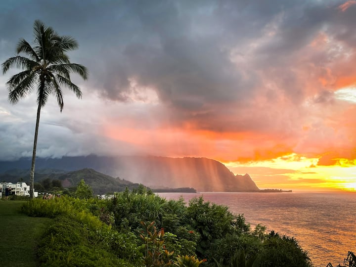 Hale Luya-ocean View Condo, Private Beach - Hanalei, HI