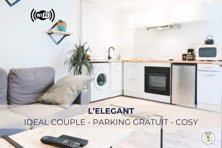 L'élégant ~ Idéal Couple ~ Parking Gratuit - Pau