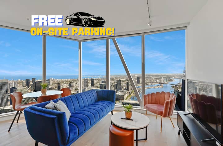 L50+ Seaview |2baths| Onsite Parking, Pool (S53b) - Melbourne