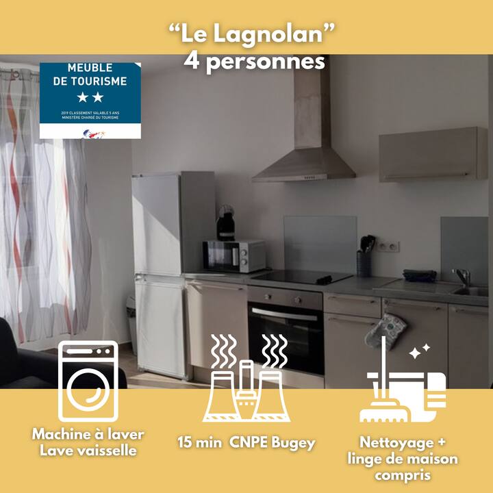 Le Lagnolan 4p Calme Et Confortable Centre-ville - Ambérieu-en-Bugey