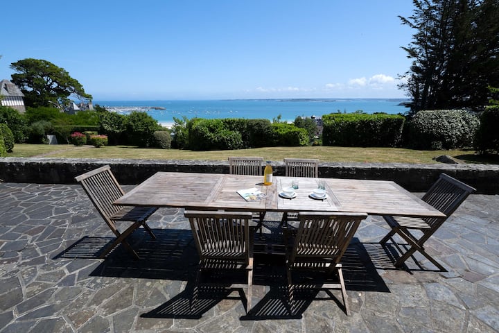 Villa Parc, Grande Vue Mer, 5' à Pied De La Plage - Saint-Jacut-de-la-Mer